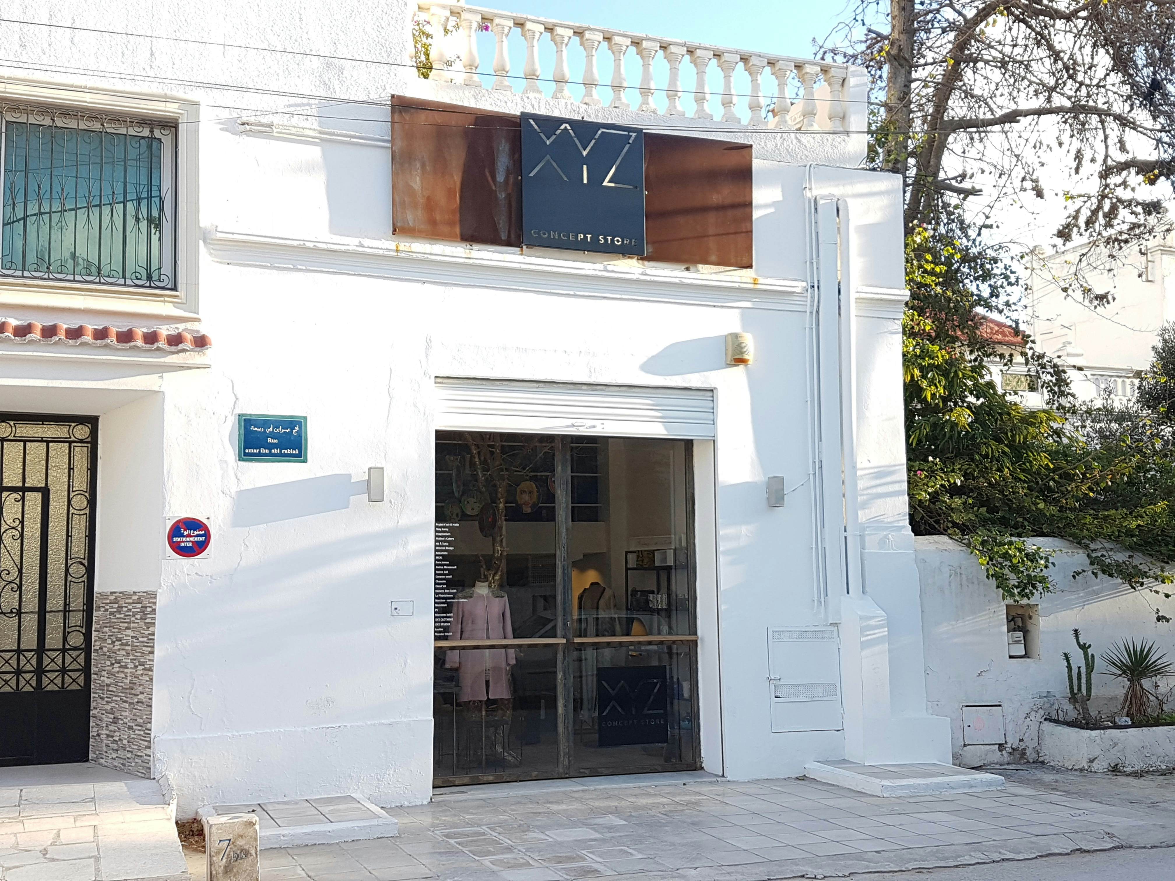 XYZ concept store on Postcard