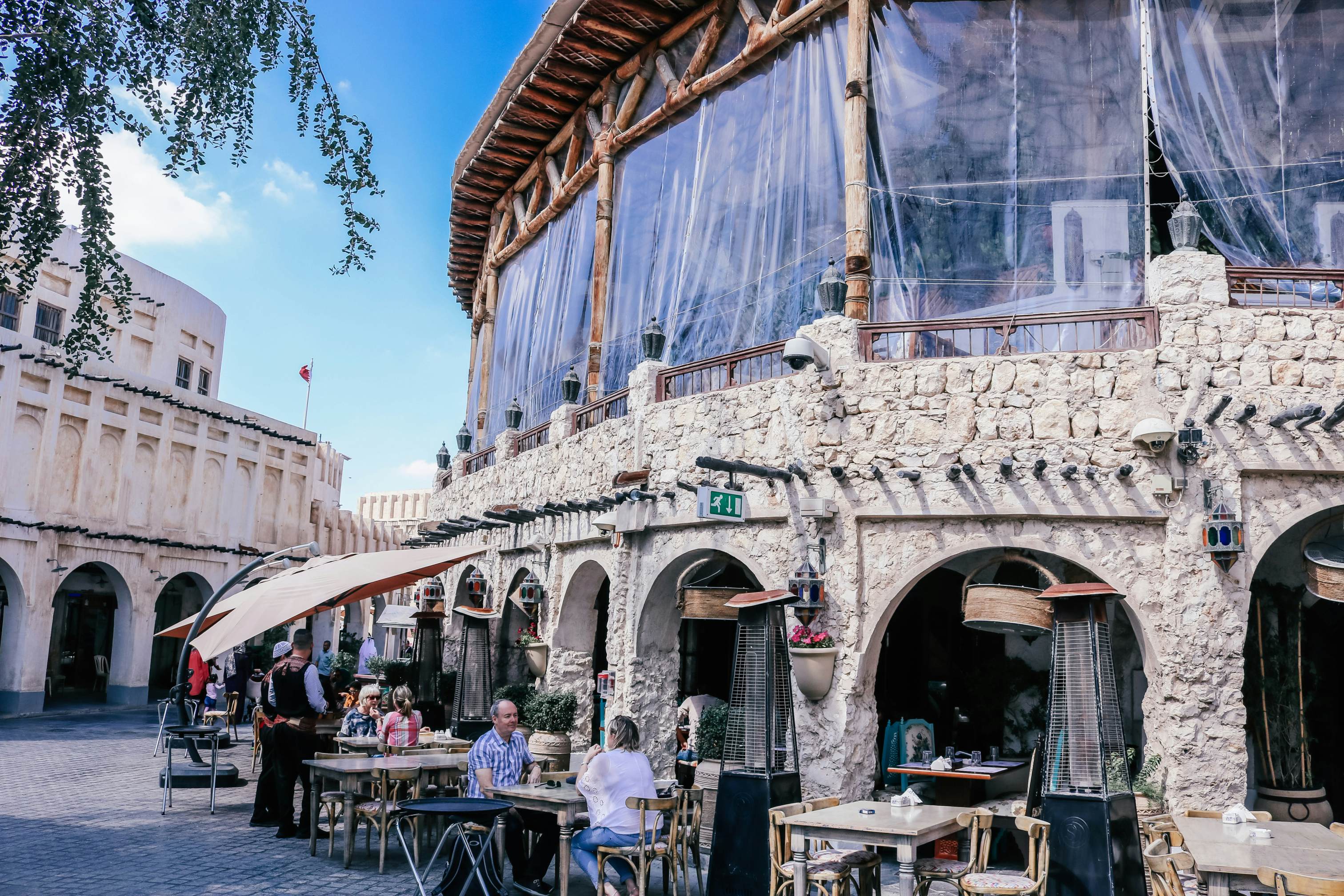 Damasca One Restaurant on Postcard