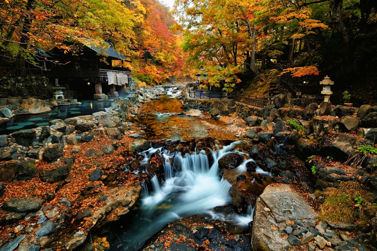 The waters of Japan's Gunma Prefecture have something for everyone ...