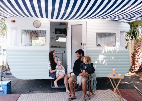 This couple has transformed a vintage trailer into a dreamy holiday ...