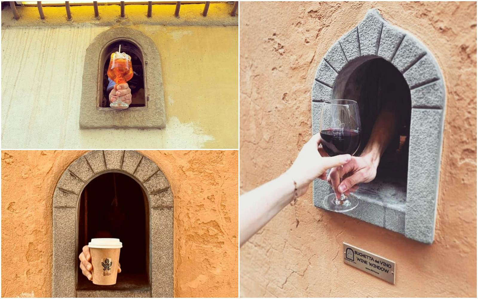 Italy revives its 17th-century wine windows to serve drinks to passers ...