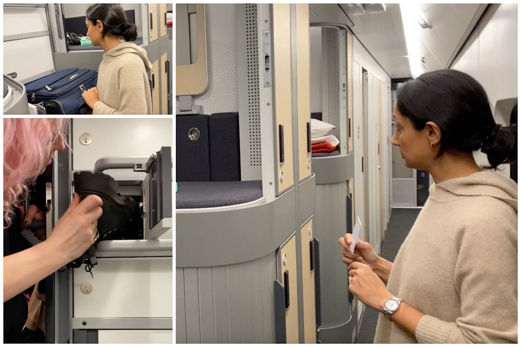 Inside the mini cabins on the Nightjet sleeper train - Lonely Planet